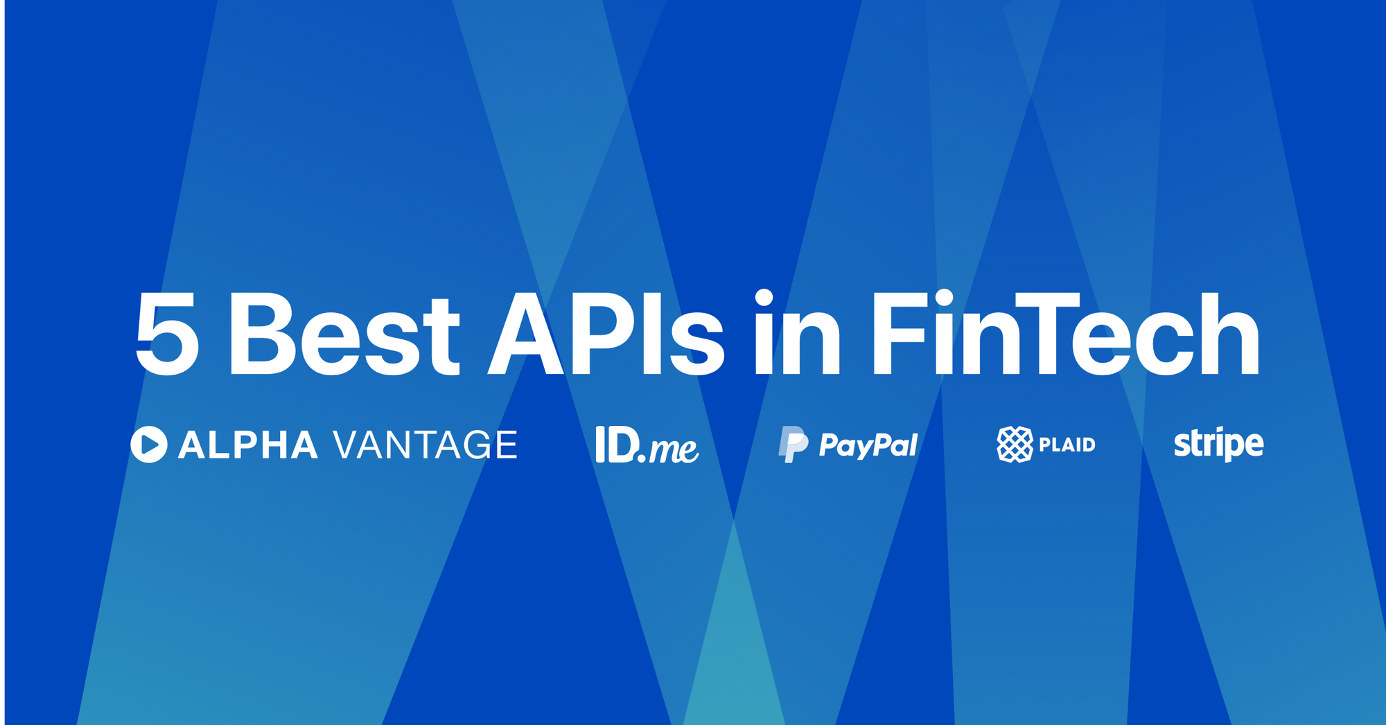 The Five Best APIs in FinTech - Treblle
