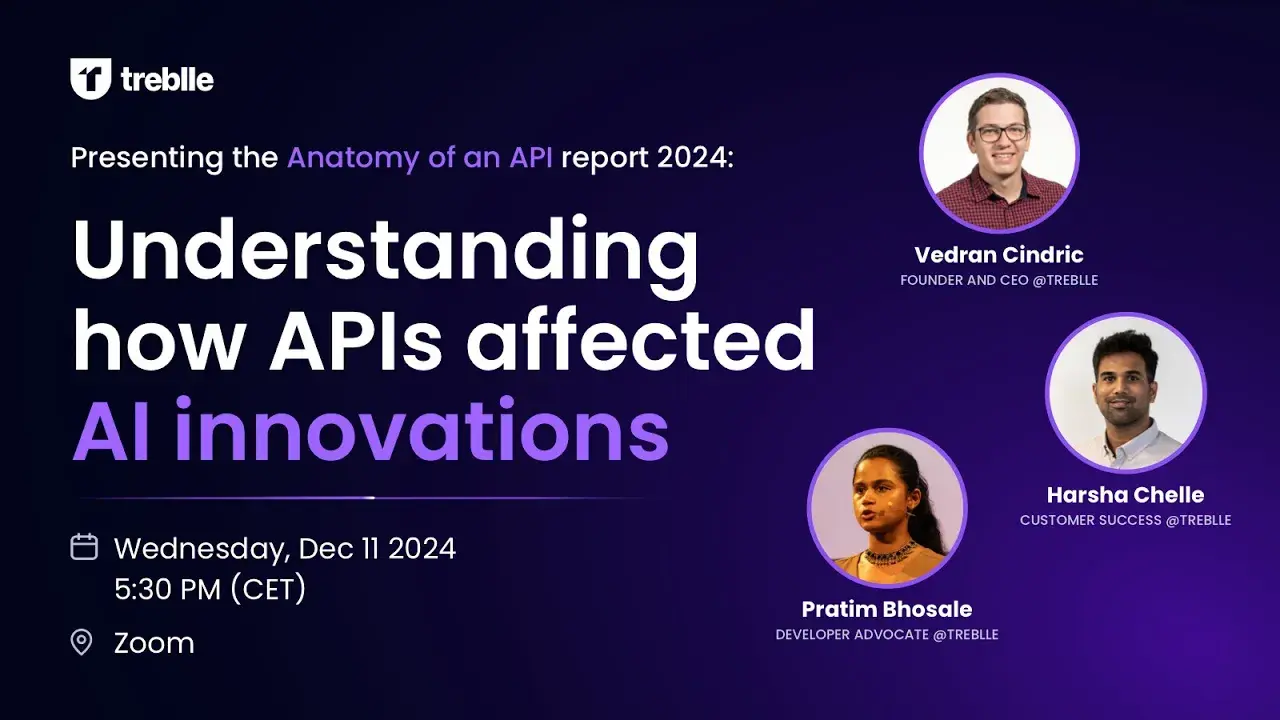 Presenting the Anatomy of an API report 2024 - Treblle